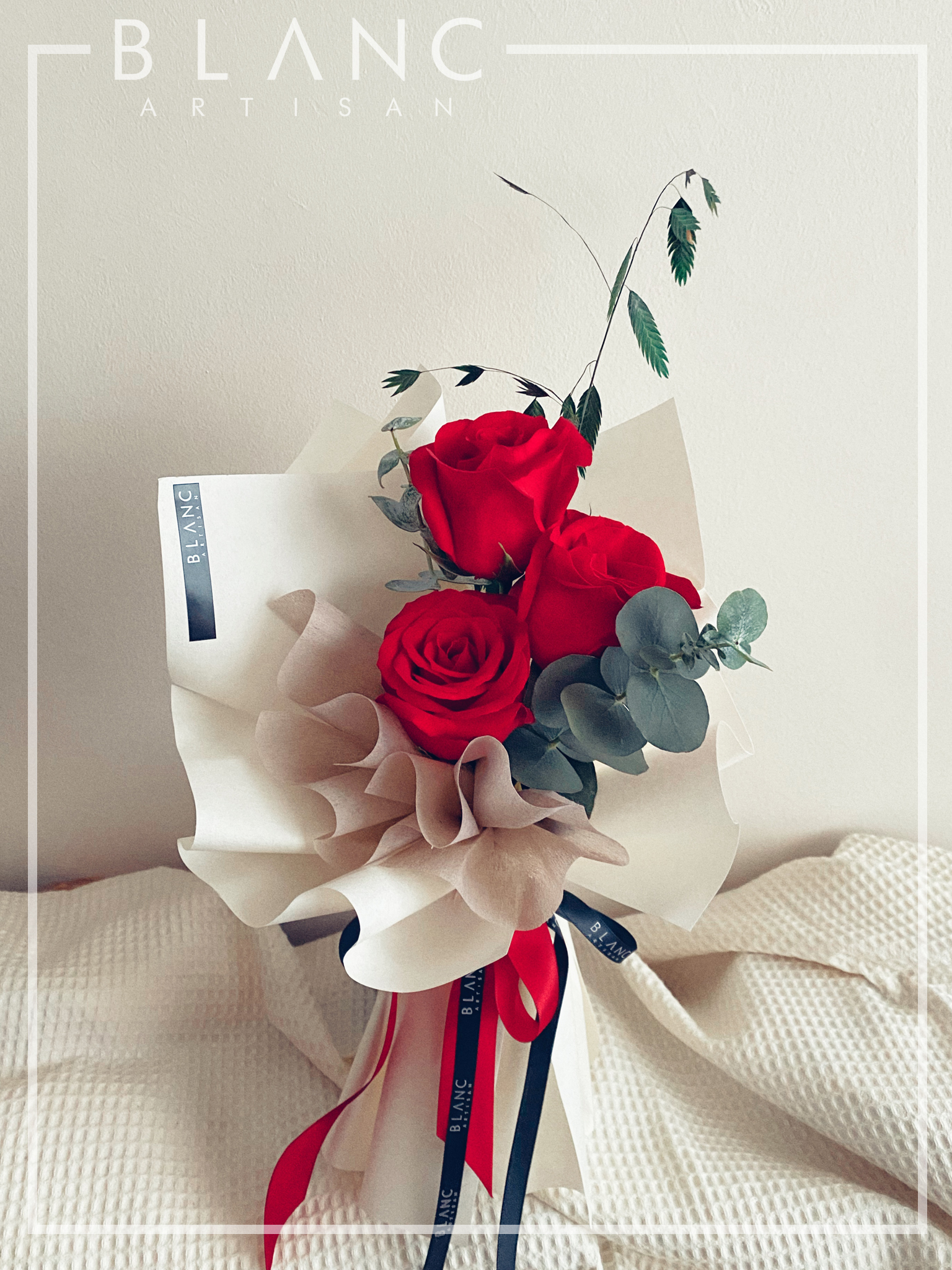 Valentine's Day Red Rose Flower Bouquet